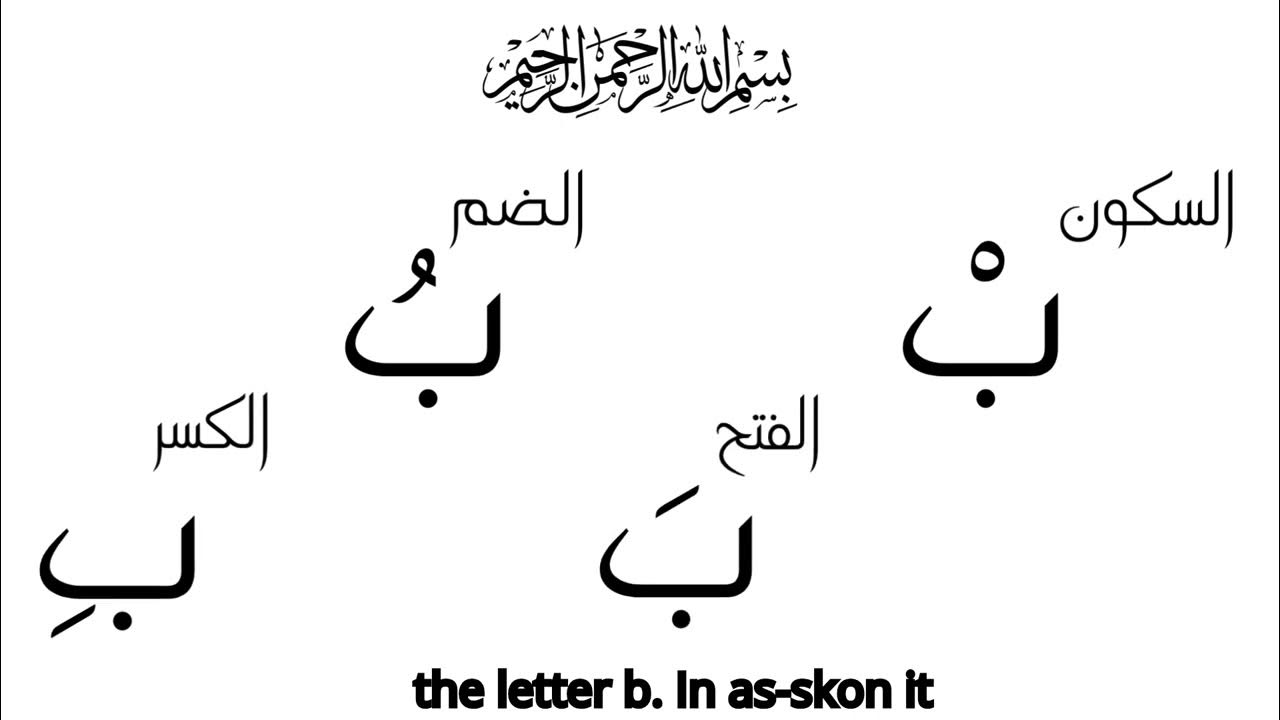 E1: Forms of pronunciation in Arabic language. - YouTube