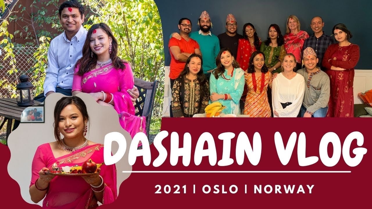 Dashian Vlog | Celebrating First Tika Far From Home | Norway | Dashain ...