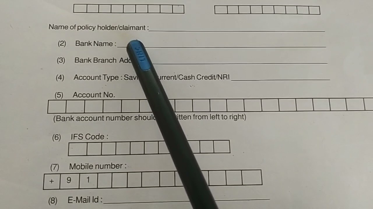 How to fill Lic Neft form कैसे भरे पूरी complete information. - YouTube