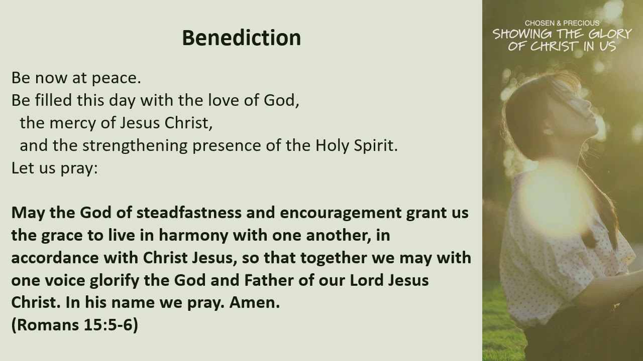 Benediction - YouTube
