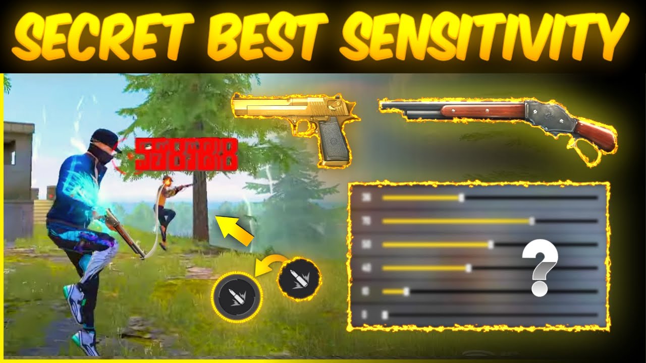 Free Fire Best Sensitivity Settings 🔥 | Best Sensitivity For One Tap ...
