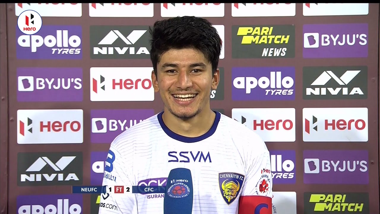 Post-match interview - Anirudh Thapa | NorthEast United FC vs ...
