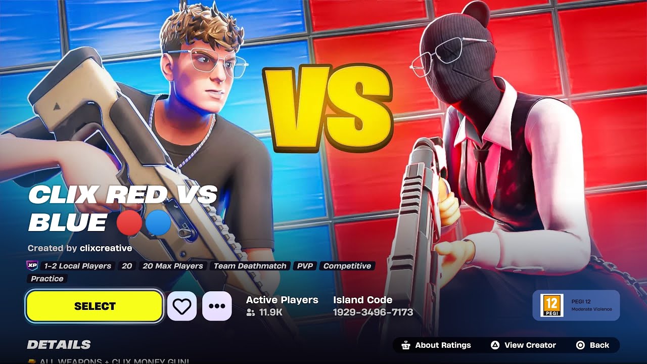 Fortnite Clix Red VS Blue (Clix) - YouTube