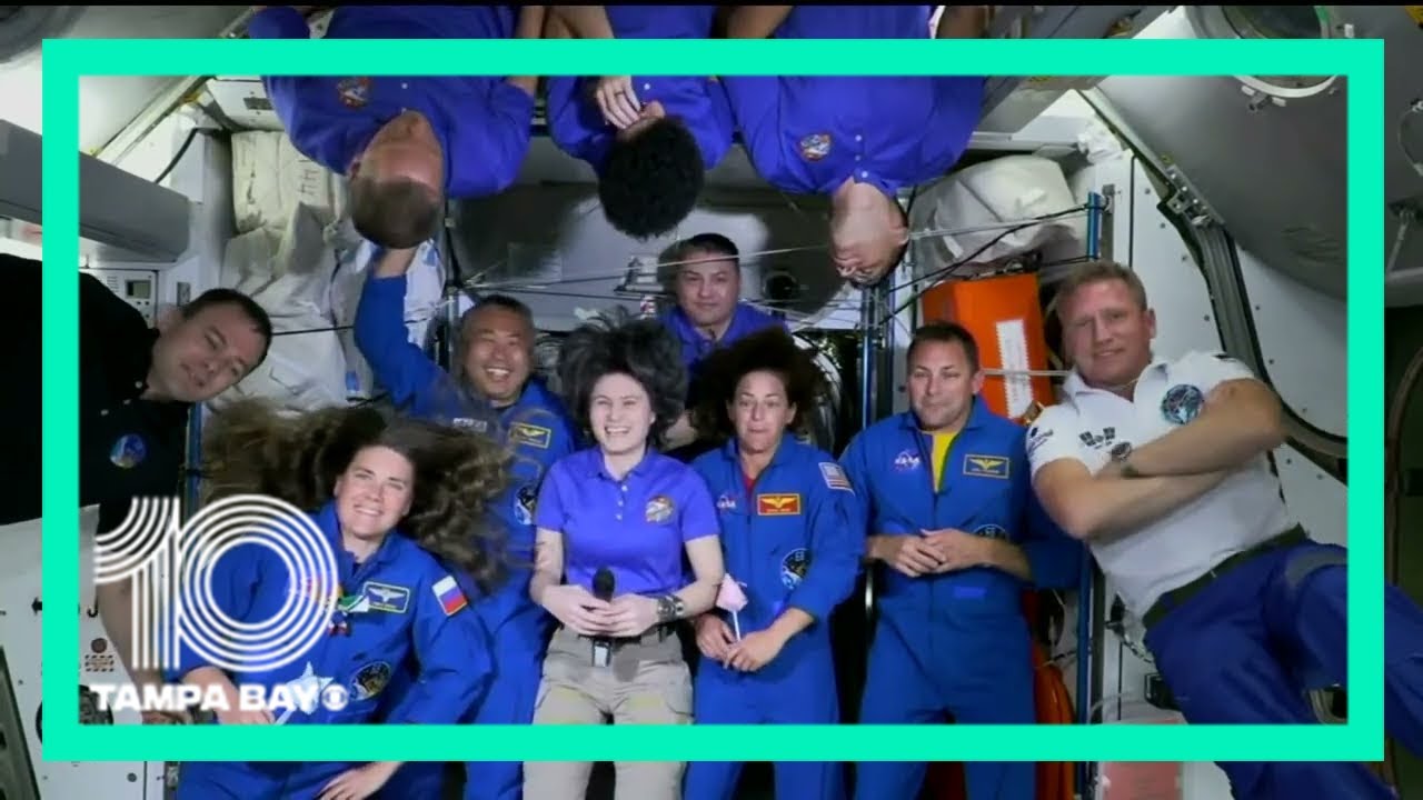 NASA's SpaceX Dragon Crew-5 Crew delivers welcoming remarks aboard the ...