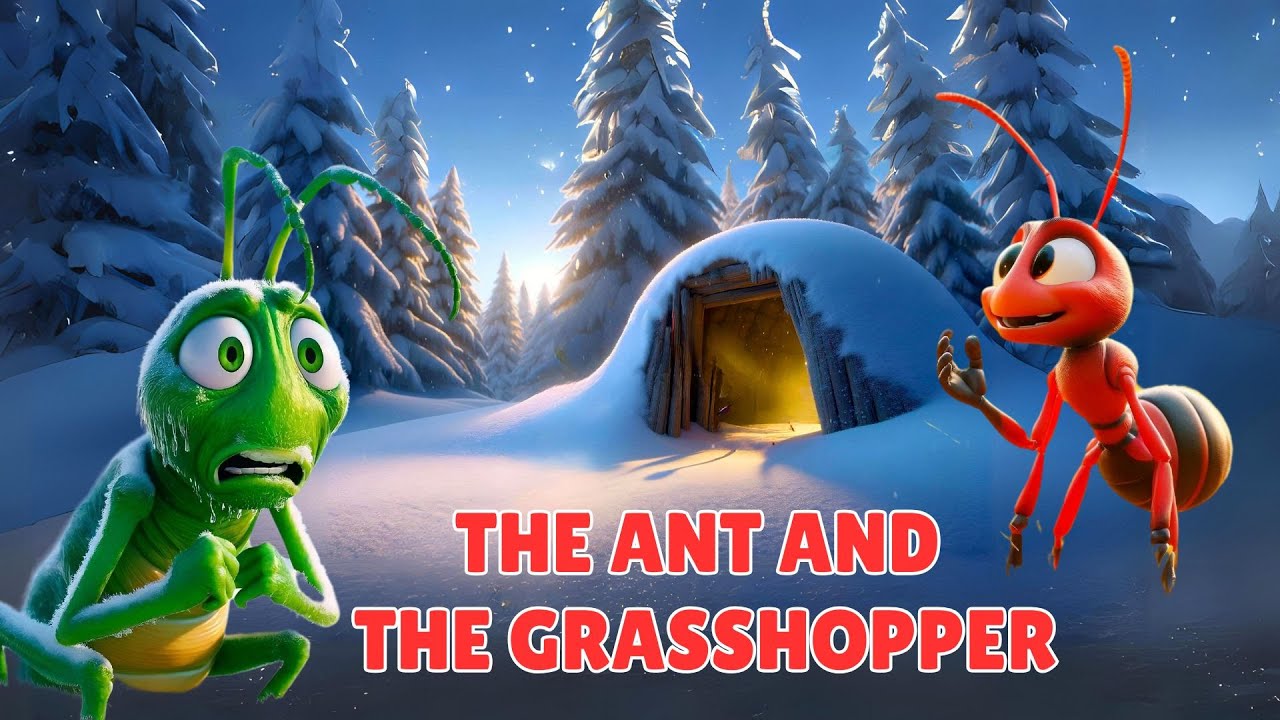 STORY FOR KIDS: The Ant and the Grasshopper | Aesop's Fable| Stories ...