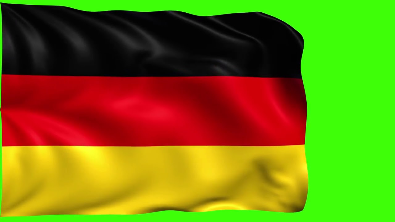 720p ALMANYA Flag Green Screen | Orginal Green Screen - YouTube