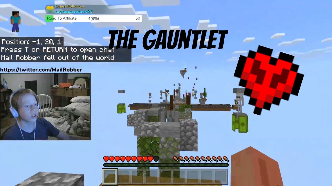 The Gauntlet Minecraft Death run - YouTube
