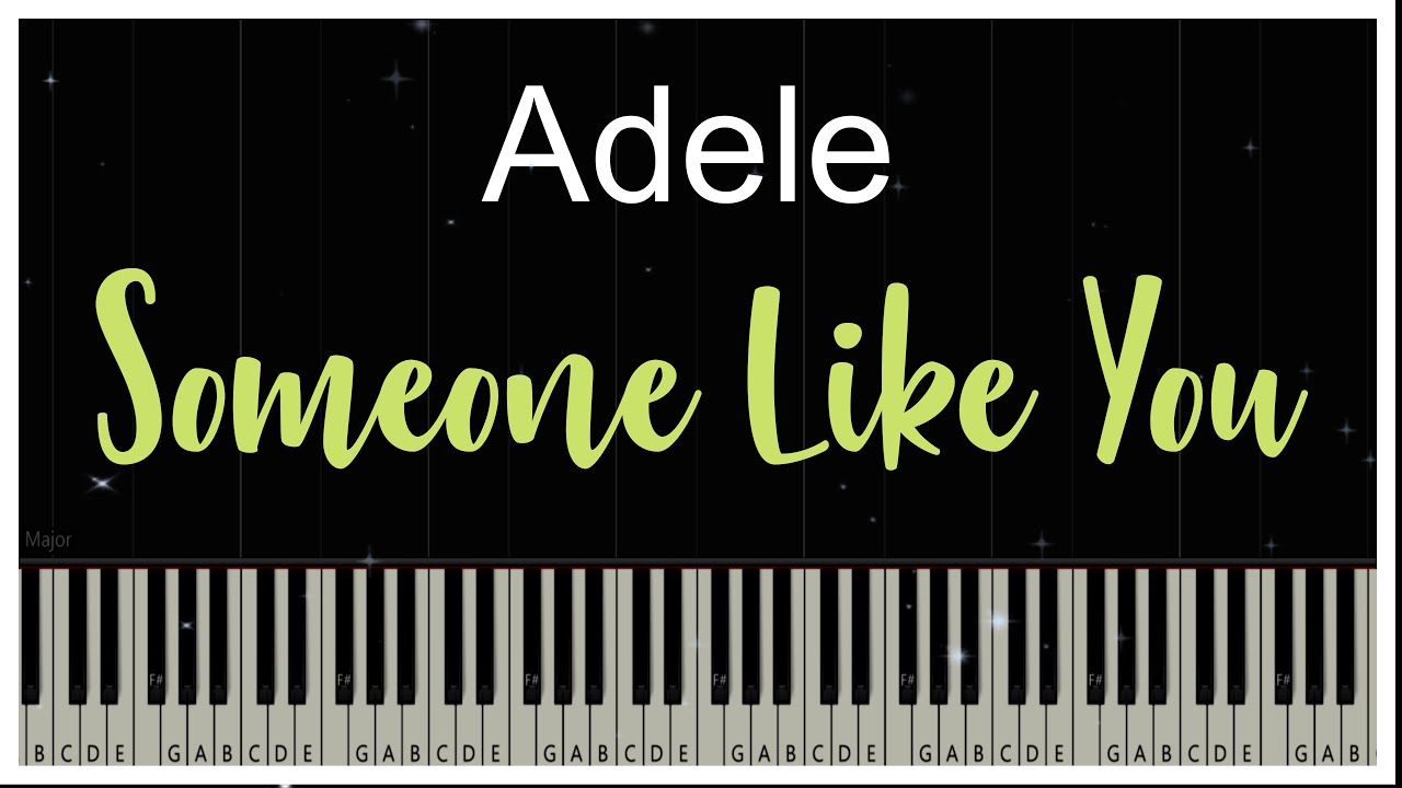 Someone Like You - Adele (Piano Tutorial with Audio, Sheets and ...