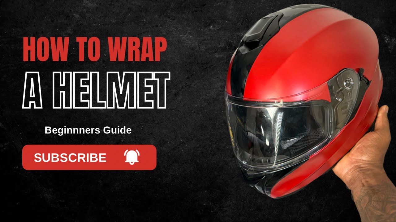 How to Vinyl Wrap a Motorcycle Helmet – Beginner’s Guide & Mistakes to ...