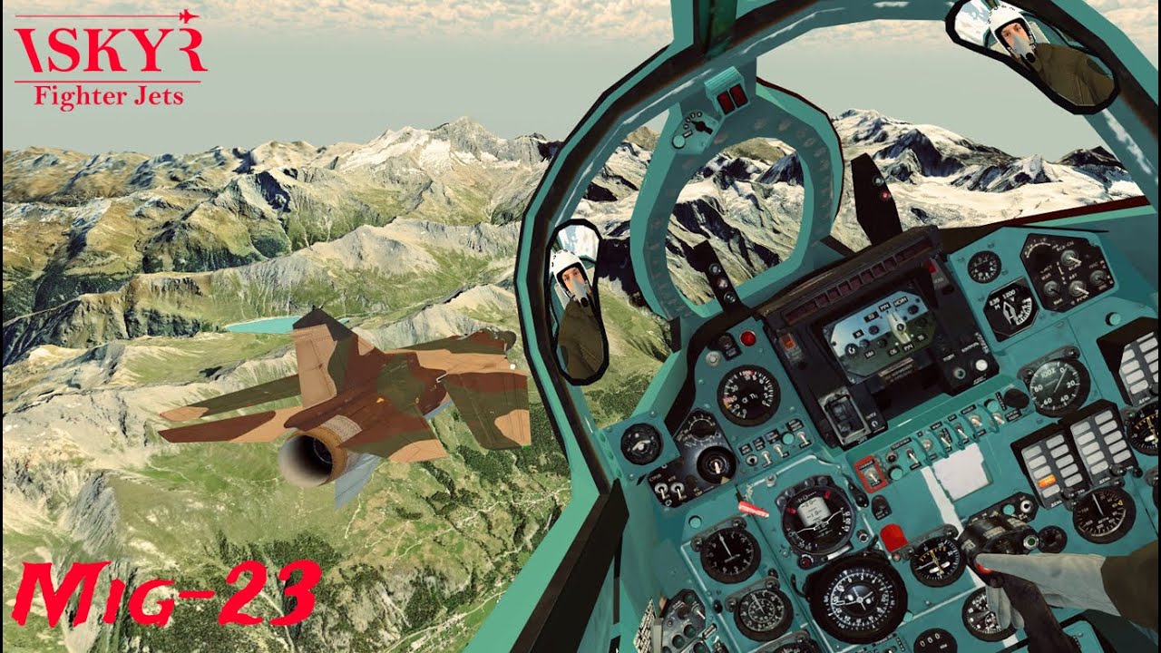 VR Flight With Mig-23 in VRSKY: Fighterjets - YouTube