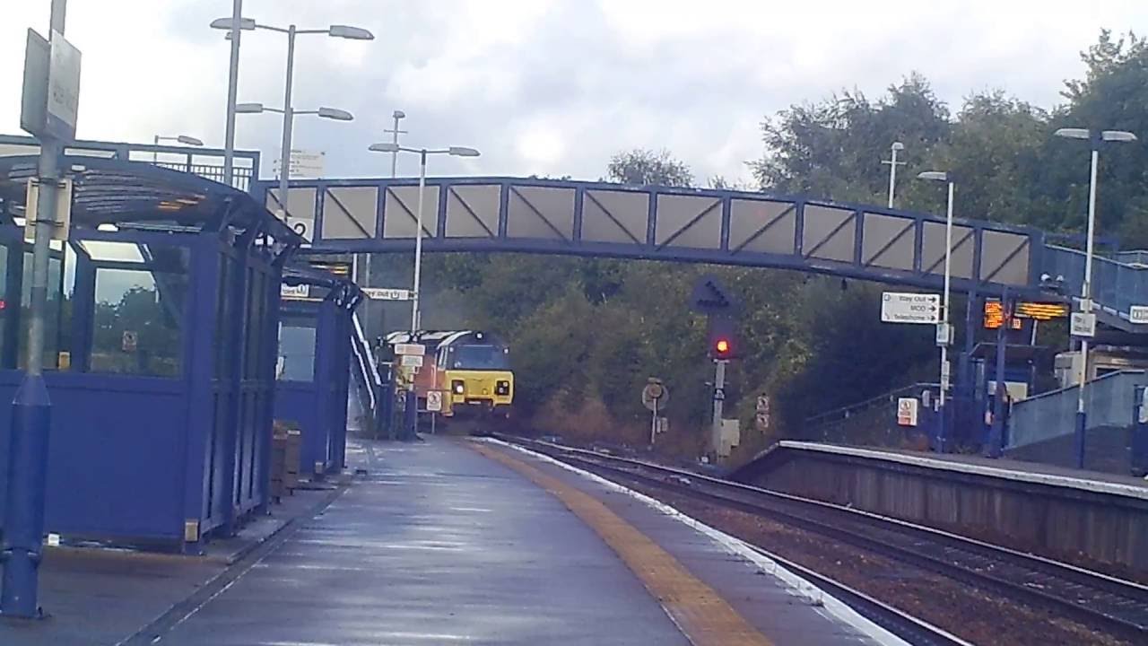 Colas Rail Class 70 + 70809 TNT With 70805 Thunders Through Filton ...