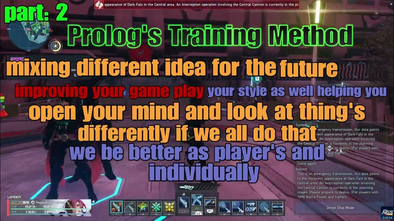 PSO2:NGS - part 2 Training Prolog's - YouTube