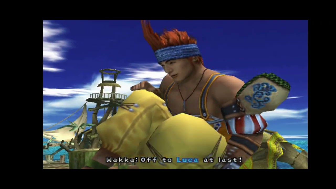 Final Fantasy X on PS2 Part 6 ( Kilika Temple & Luca port ) - YouTube