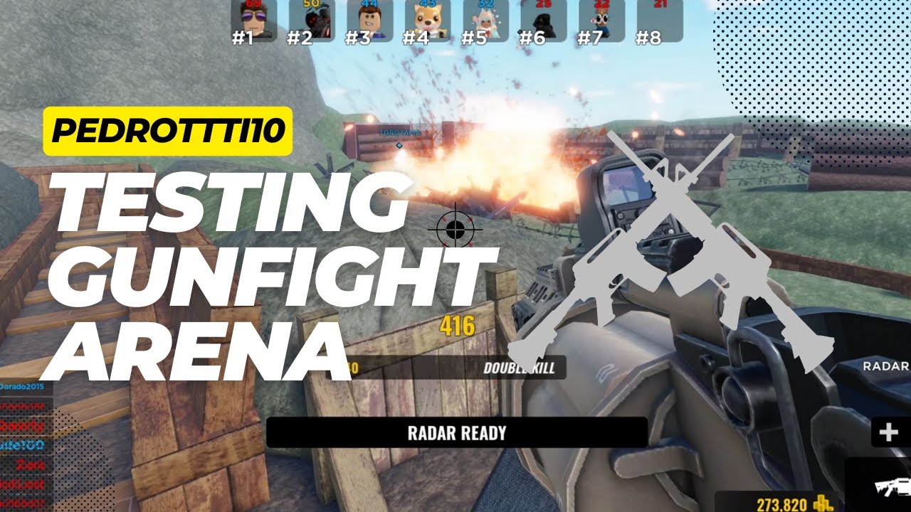 Testing Gunfight Arena in roblox ! - YouTube