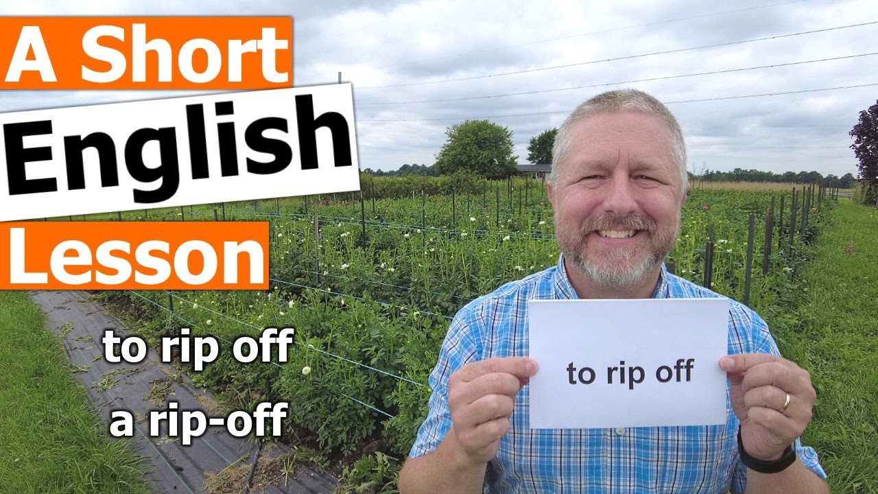 Learn the English Phrases TO RIP OFF and A RIP-OFF - YouTube