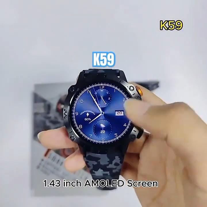 K59 🔥1.43 inch Amoled Display | contacts | bt call | voice control | #smartwatch #youtubeshorts ...
