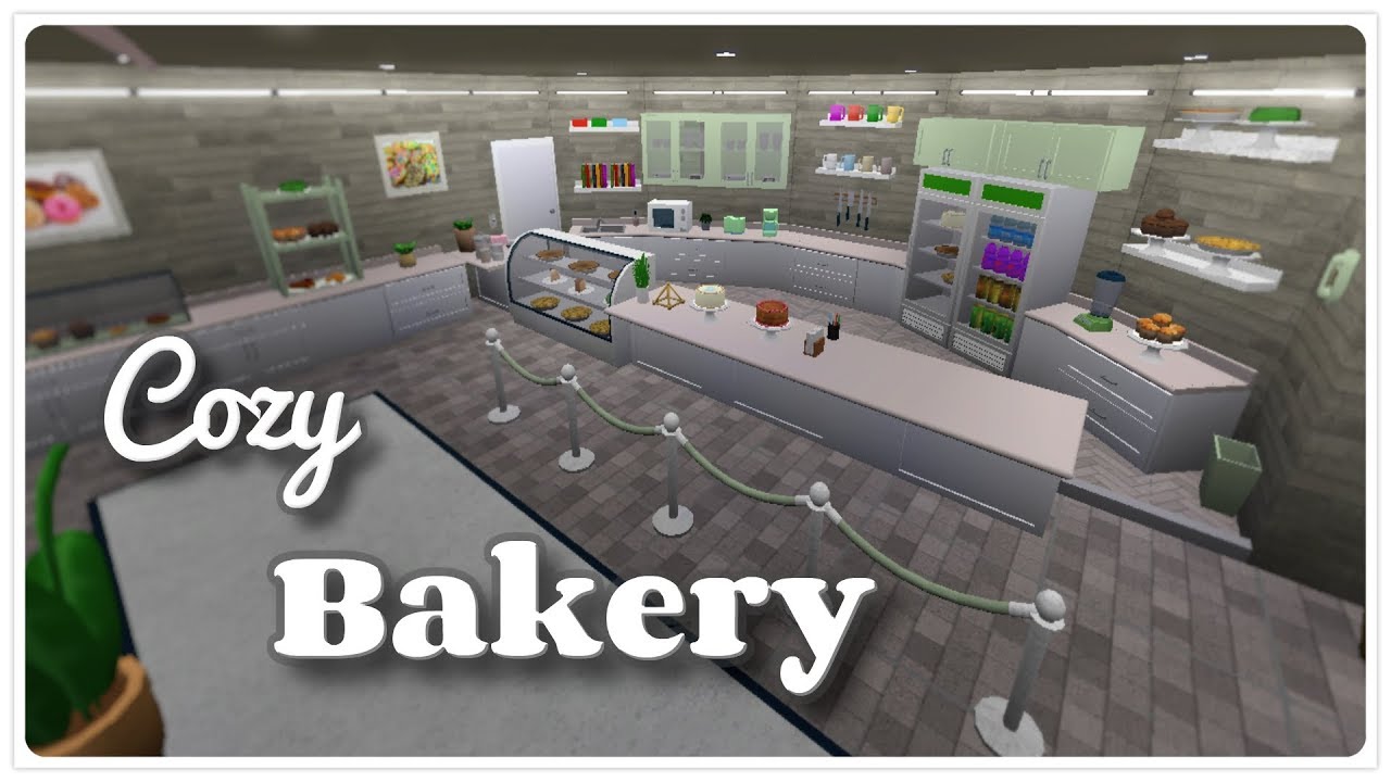 Cozy bakery - 70k | Bloxburg Roblox - YouTube