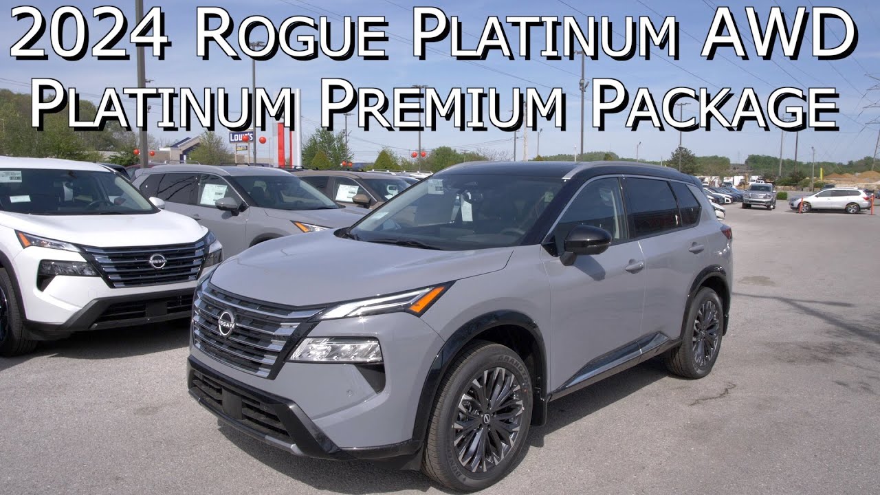New Boulder Gray 2024 Nissan Rogue Platinum AWD Platinum Premium at ...