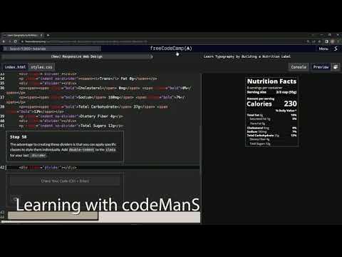learn2code | freeCodeCamp (New) Responsive Web Design - Building a ...
