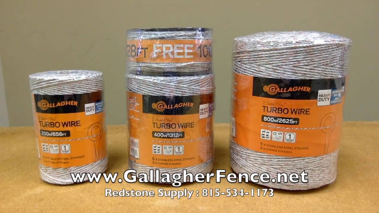Gallagher Turbo Wire - YouTube
