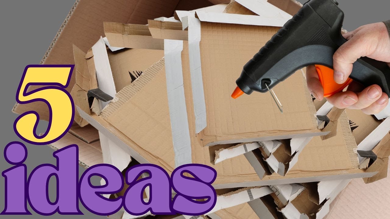 Trash or Treasure? 5 Incredible Uses for Cardboard Boxes! - YouTube