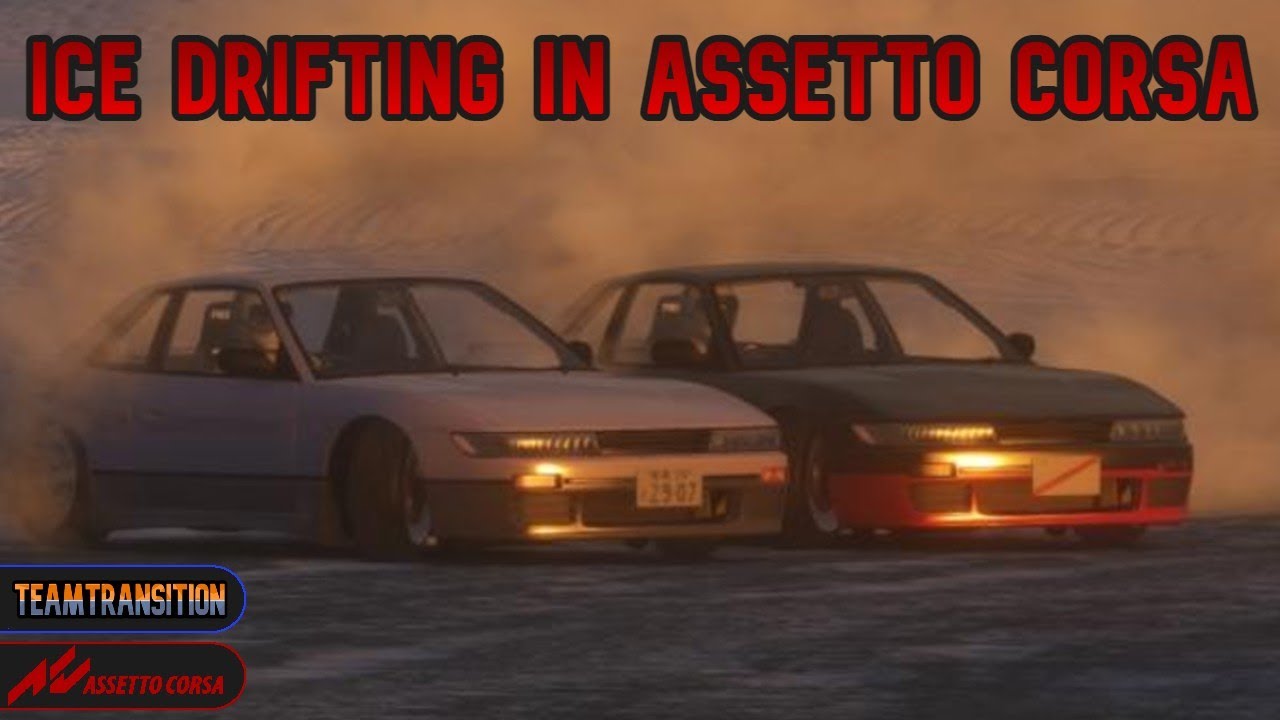 Ice Drifting With WDT Cars X Team Transition | Baltym Lake | Assetto ...