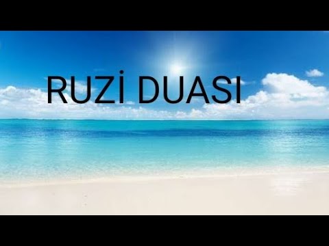RUZİ DUASI