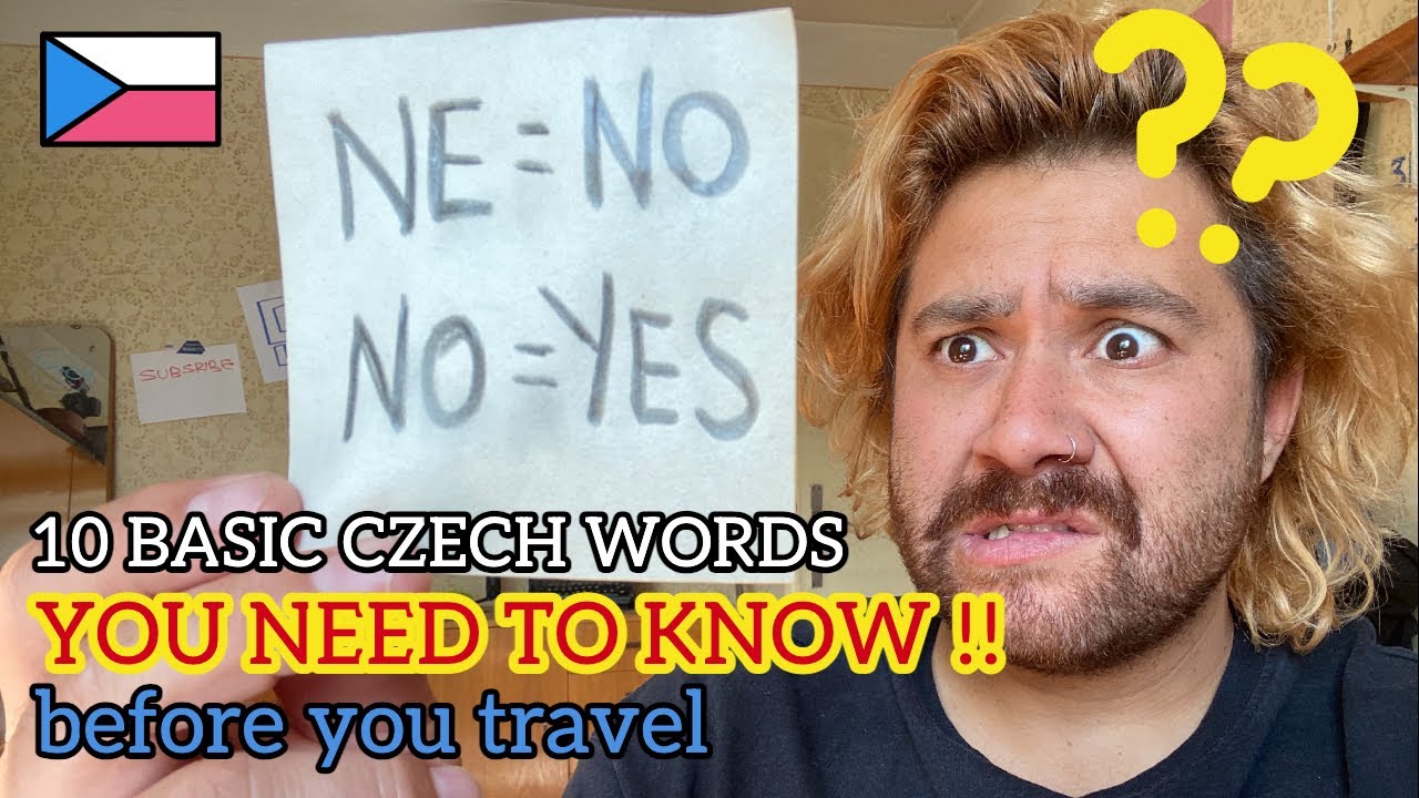 10 CZECH WORDS, you need to know before you travel - YouTube