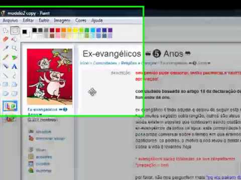 Aprendendo a usar o Paint Passo a Passo Parte 4 - 4 - YouTube