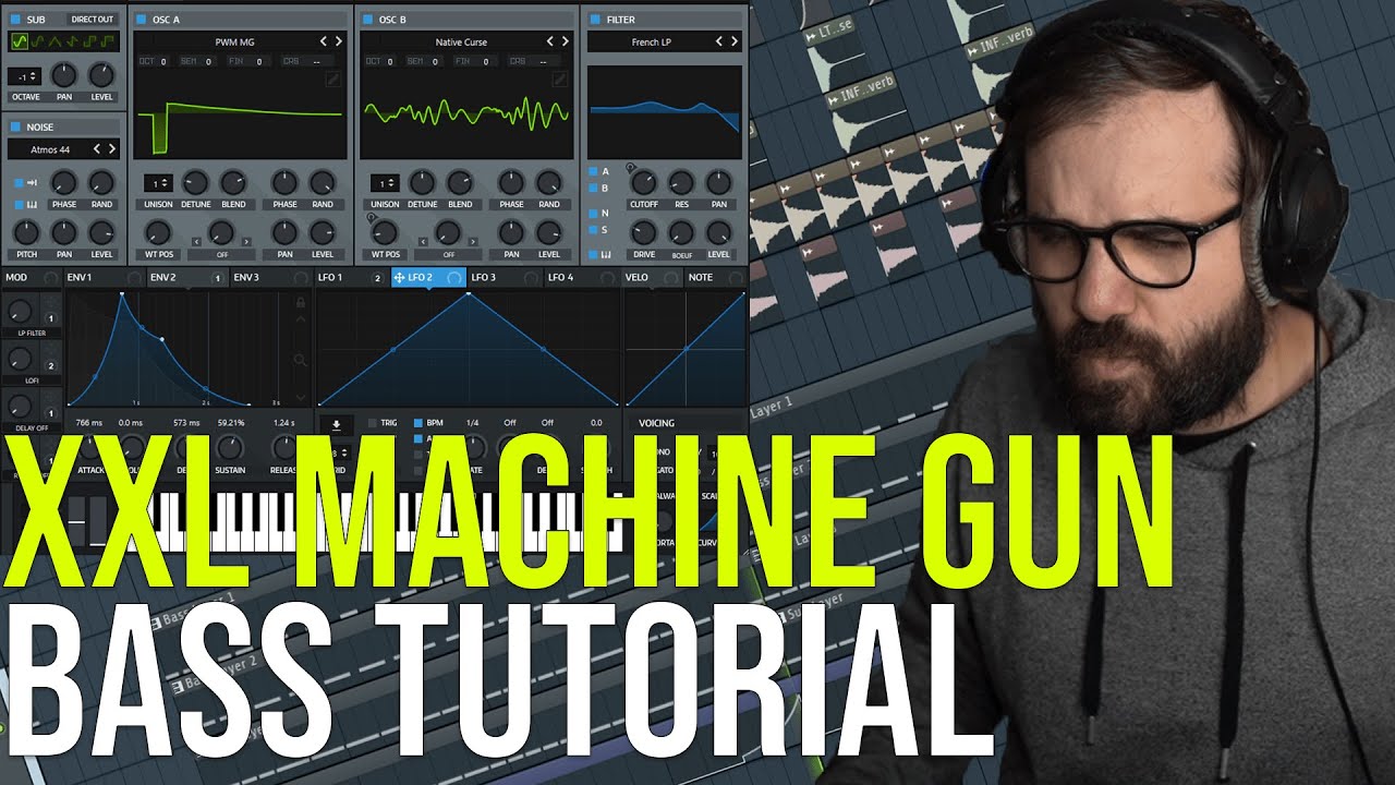 XXL MACHINE GUN BASS Serum Tutorial für TEAROUT DUBSTEP | FL Studio ...