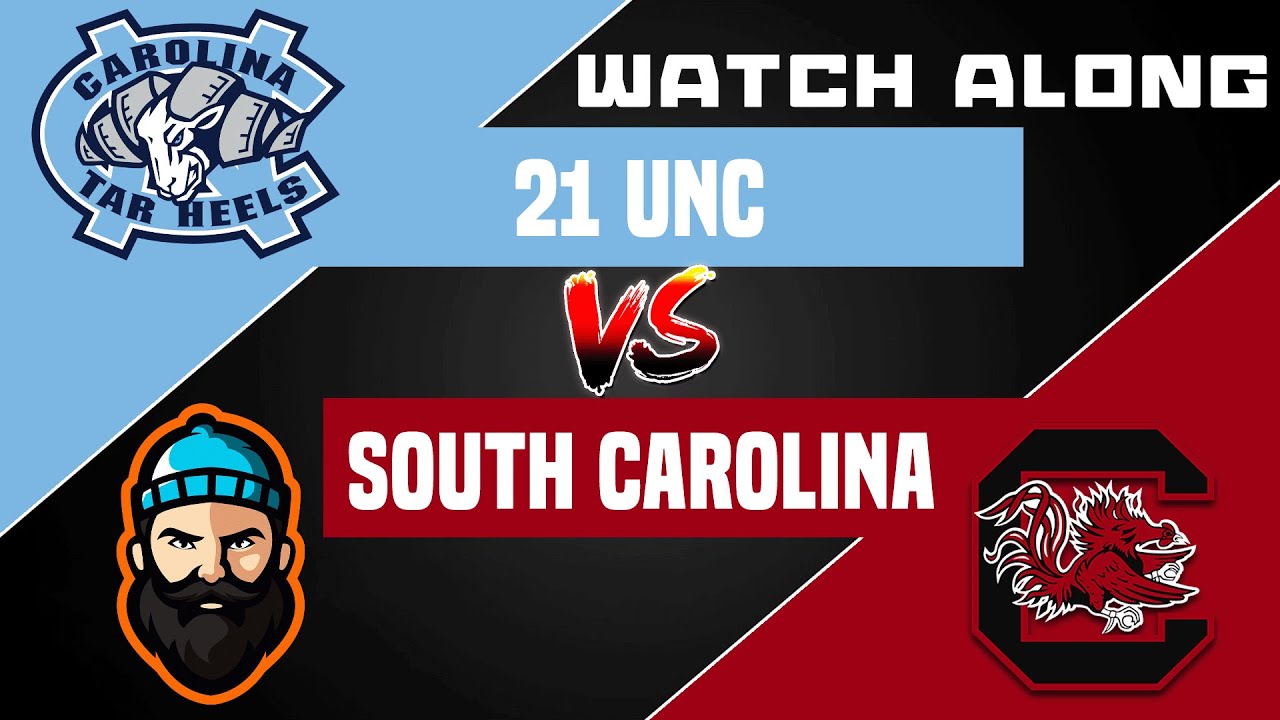#21 North Carolina vs South Carolina | Watch Along - YouTube
