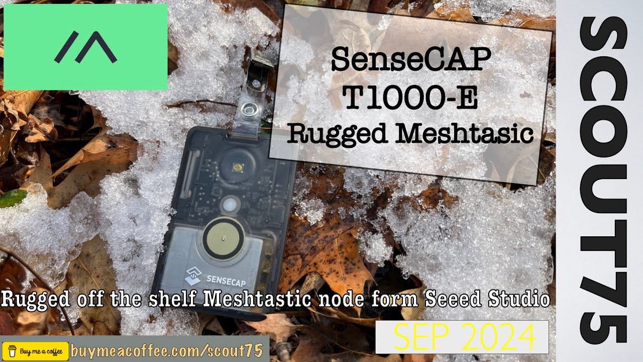 SenseCAP T1000-E Rugged Off The Shelf Meshtastic Node - YouTube