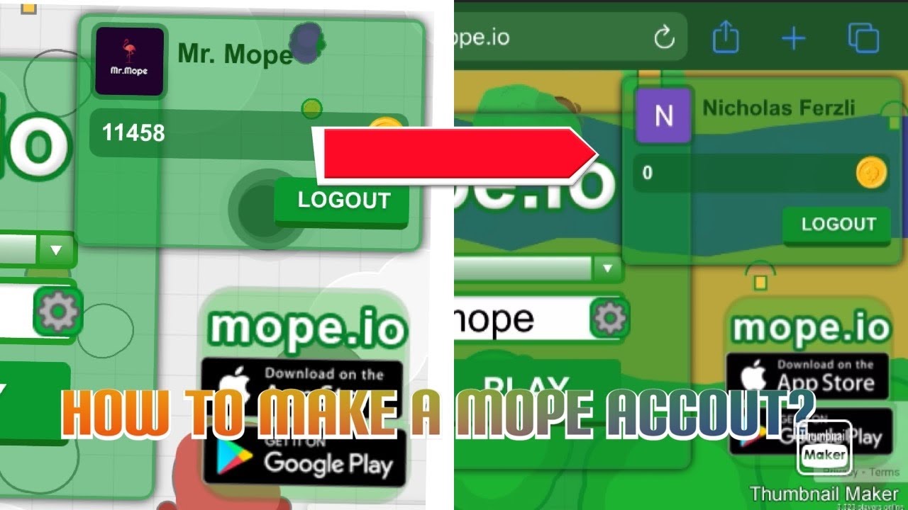 How to log in to mope.io! - YouTube