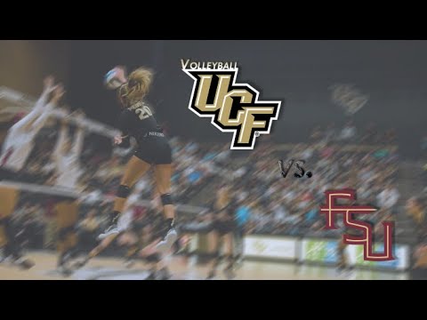 UCF Volleyball vs. FSU Highlights - YouTube