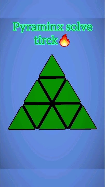 Pyraminx cube solve trick (part 2) #shorts #cube - YouTube