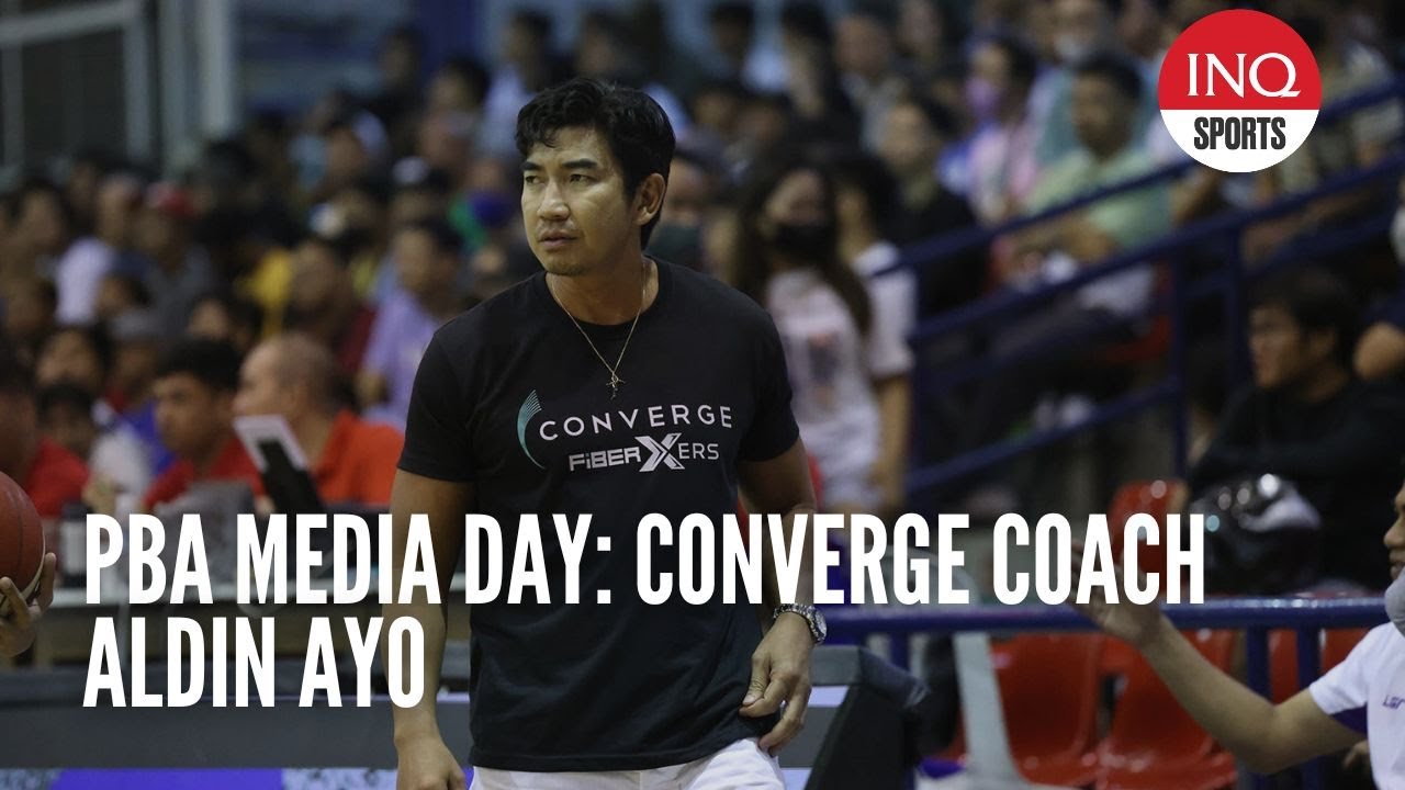 PBA Media Day: Converge coach Aldin Ayo - YouTube