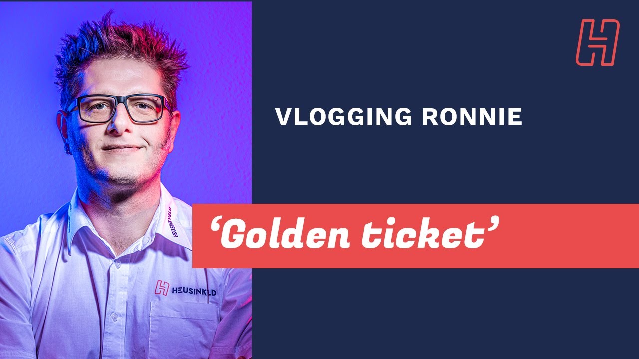 Vlogging Ronnie 'Golden ticket' - YouTube