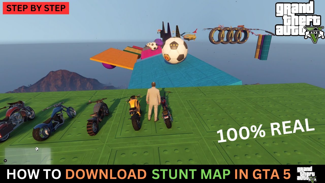 How to install stunt map in GTA 5 | Stunt map in gta 5 in Hindi - YouTube