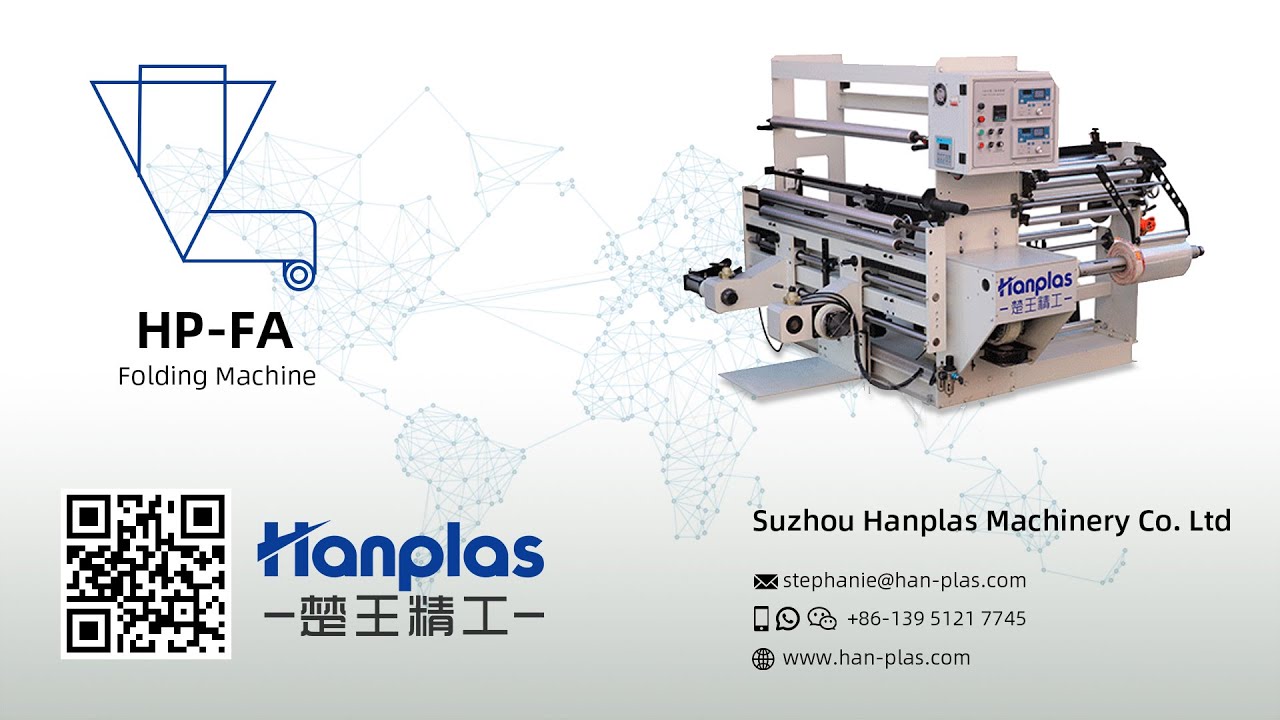 High Speed Triangle Folding Machine for Plastic Film PP/PE/OPP/BOPP/CPP ...