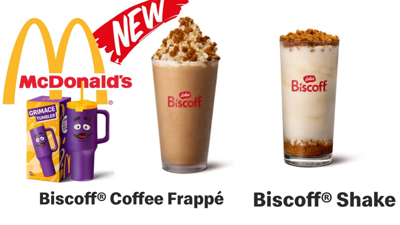 Checkout Basket McDonald’s Biscoff Shake, Frappe & Grimace Tumbler ...