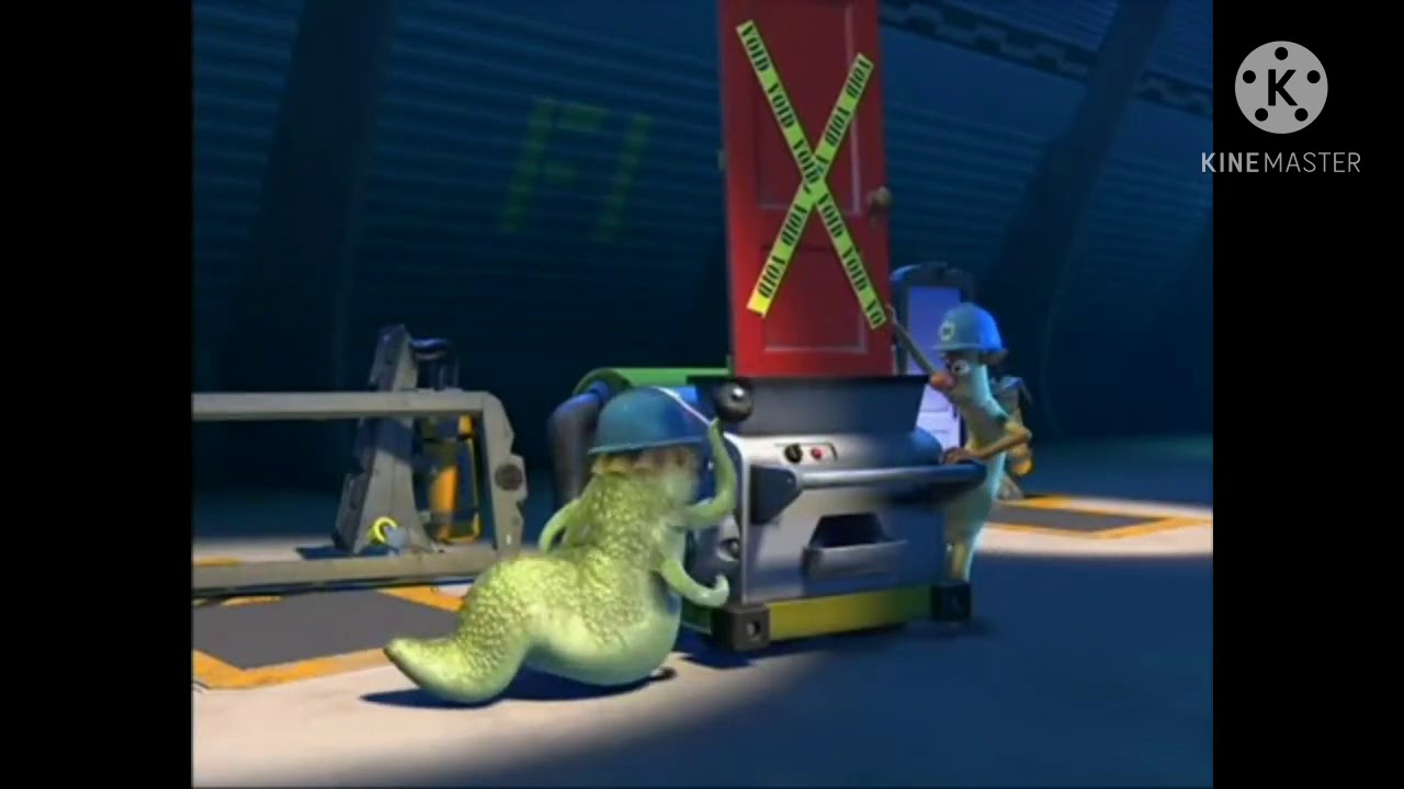 Monster's Inc Bloopers (Reaction by Spongebob Squarepants) - YouTube