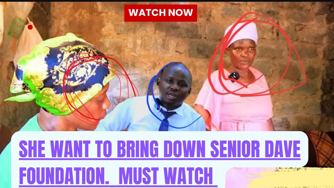 She want to bring Senior Dave foundation down. Must watch - YouTube
