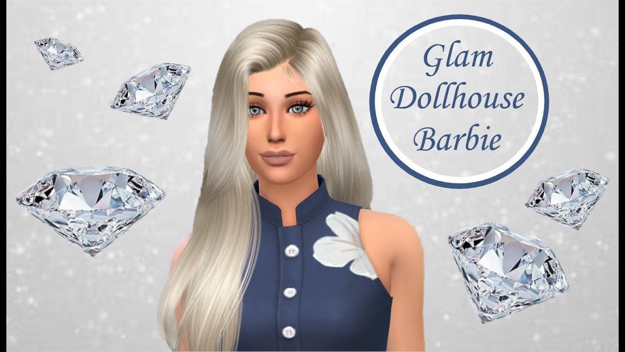 The Sims 4 *Dollhouse Challenge* Create-A-Barbie || GLAM || CC Links ...