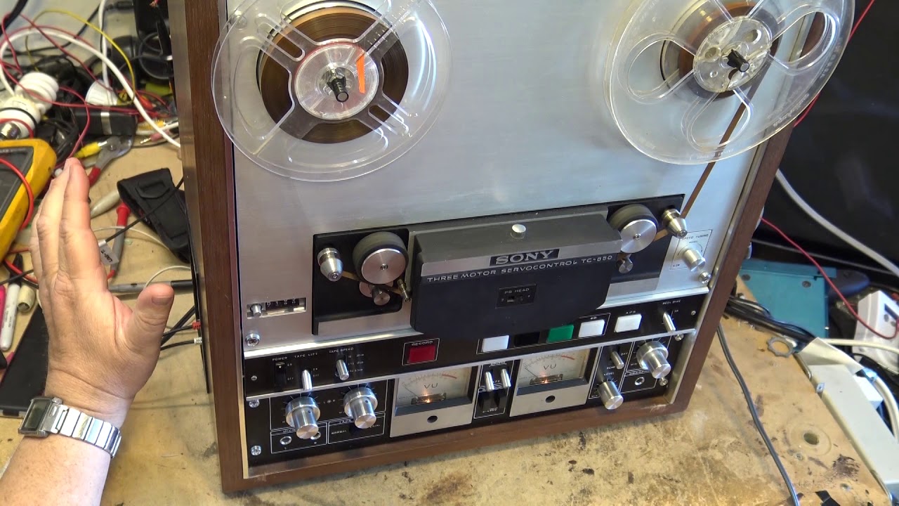 Sony TC 850 Recording problem solved speed calibration and head ...