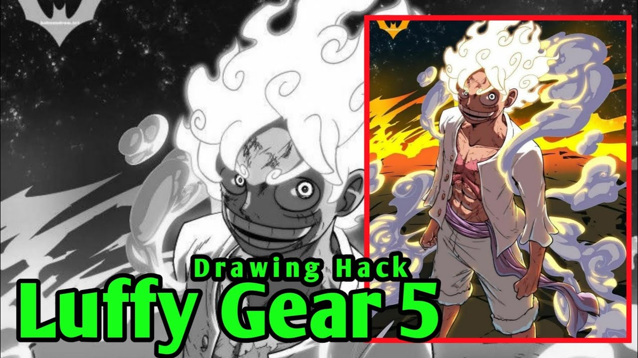 Drawing Hack - How to Draw Luffy Gear 5 - YouTube