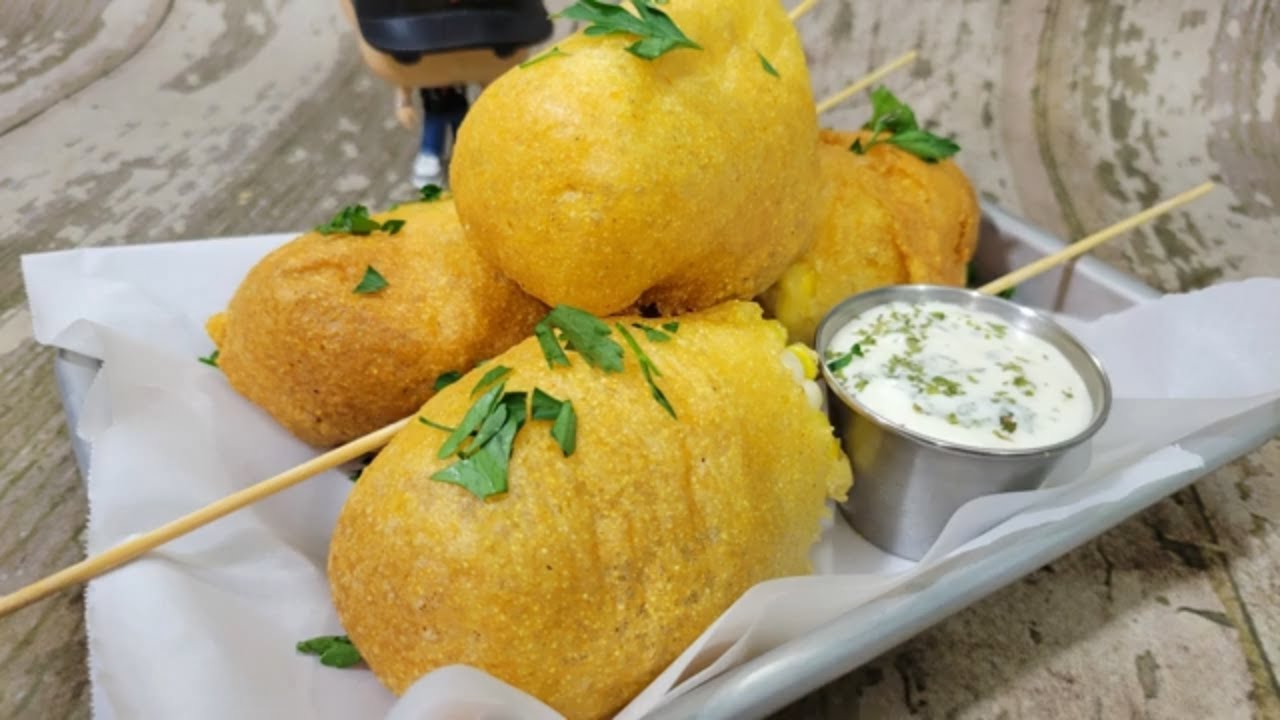 Awesome! Beer Battered Fried Corn on the Cob - YouTube