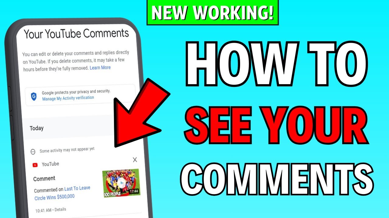 How to See Your Comments on YouTube (2024) - YouTube