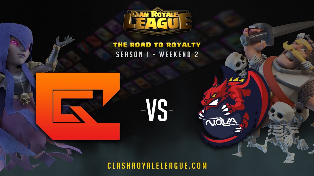 Clan Royale League (CRL) - Week 2, Series 1 Clout Gaming (CG) vs Nova ...