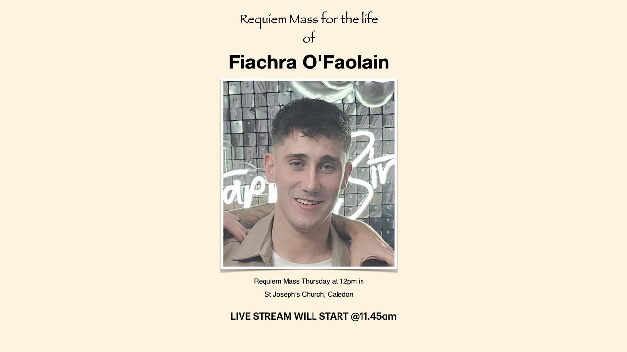Requiem Mass for the life of Fiachra O'Faolain - YouTube