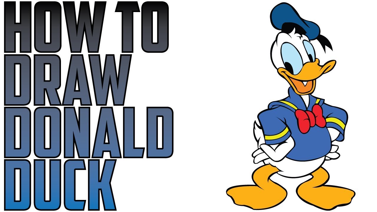 How To Draw Donald Duck Full Body Speed Drawing Expert YouTube How To Draw Donald Duck Full Body Speed Drawing Expert YouTube